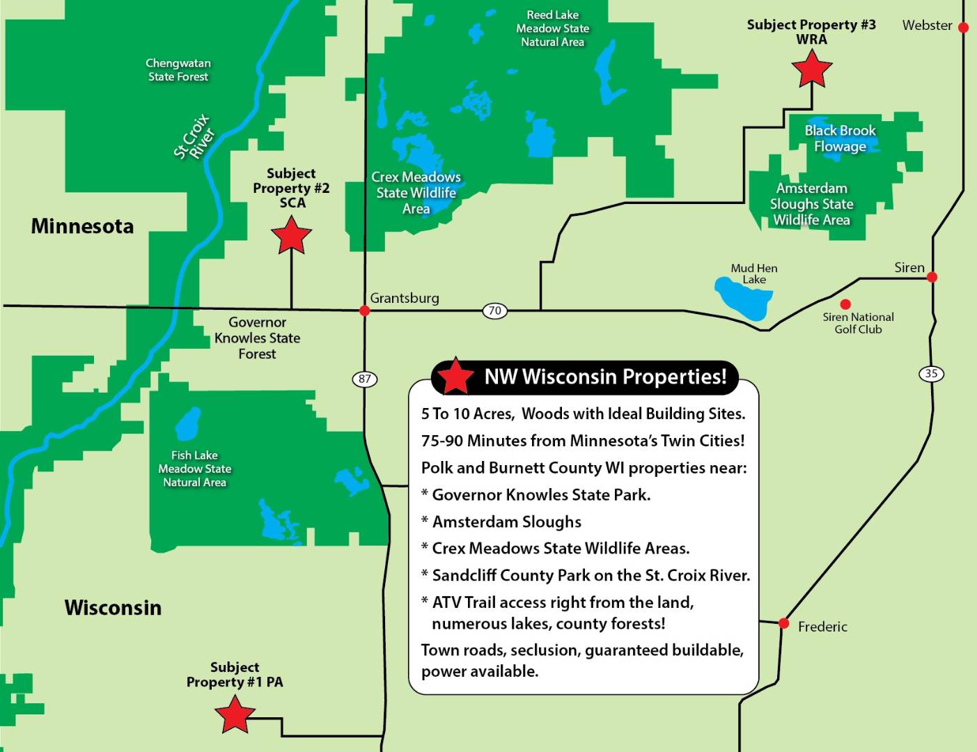 Lot #6 285th Avenue, Cushing, WI 54006 (Sold NYStateMLS Listing #10958425)
